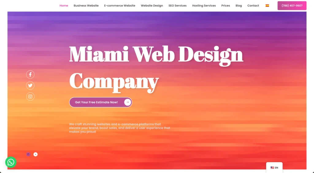 Miami Web Design Company - Web Horizon Pro